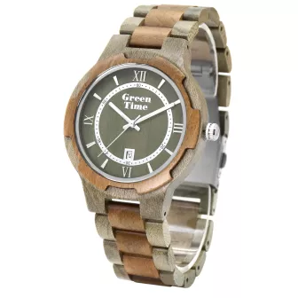 GreenTime ZW155C Houten horloge met natuurlijke uitstraling - GreenTime ...